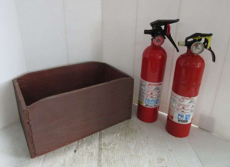 (2) Kidde Brand Fire Extinguishers - Albrecht Auction Service