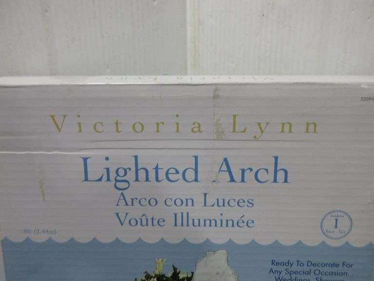 Victoria Lynn Lighted Arch/Decorative Arch with 200 Lights - Albrecht ...