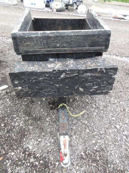 Red Devil Load Hog Dump Wagon with Trailer Hitch Tongue, Extended Sides ...