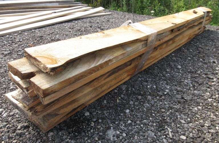 (10) Rough Sawn Pine Boards - Albrecht Auction Service