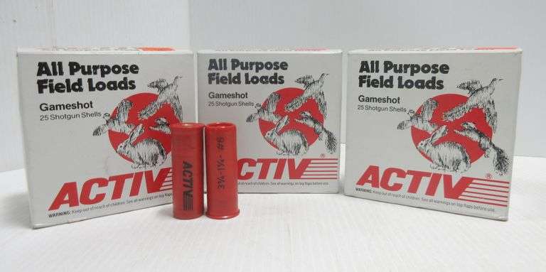 (75) 12-Gauge Activ All Purpose Field Loads Shotgun Shells - Albrecht ...