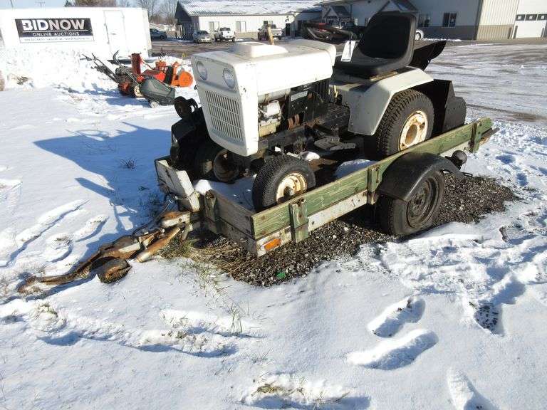 Bolens Hydro Deck Blower, Trailer Included - Albrecht Auction Service