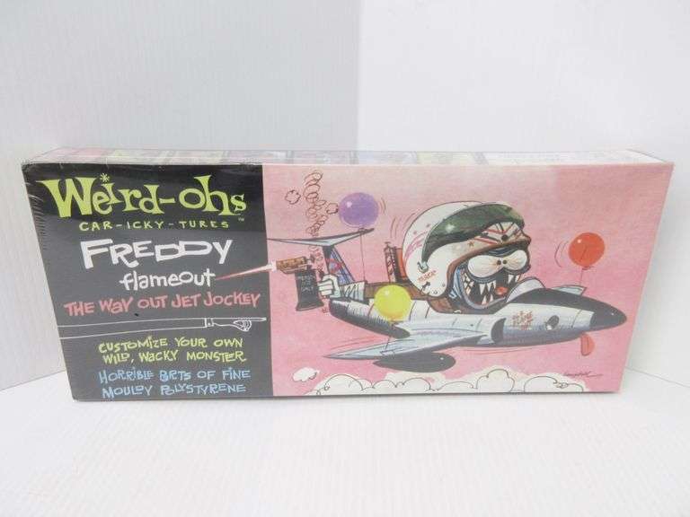 (2) Collectors Hawk Weird OHS Model Kits: 1- Drag Hag, and 1- Freddy ...