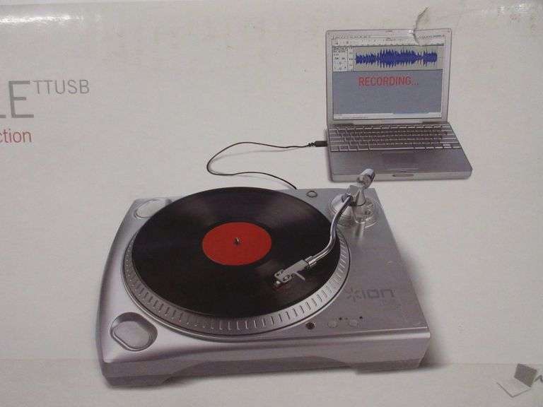 Ion USB Turntable, TTUSB with EZ Vinyl Converter for Digitizing Vinyl ...
