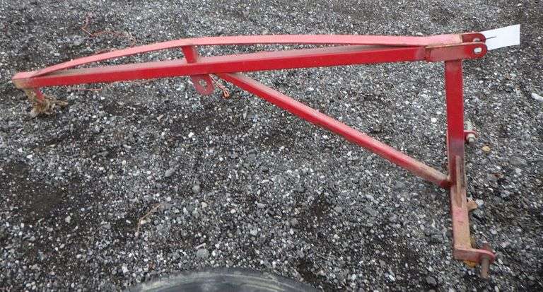 3-Point boom/lift, in good condition - Albrecht Auction Service