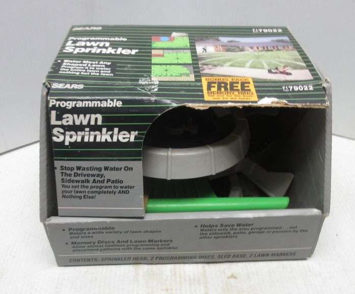 Programmable lawn sprinkler - Albrecht Auction Service