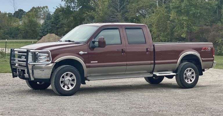2005 Ford F-250, 6.0 Powerstroke, 4x4, (201,000 Miles), Gooseneck Hitch ...