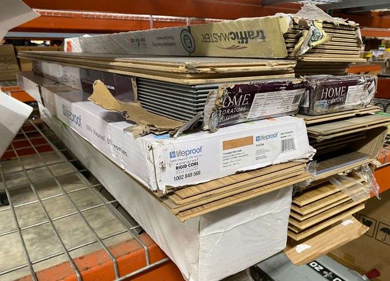 (2) Boxes of home decor flooring, Fairview lookout, new; Box of ...