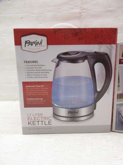 Parini 1.7-Liter electric kettle, and a Parini vacuum seal marinator ...