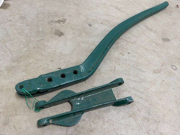 Cast iron windmill pump replacement handle, two parts, John Deere green ...