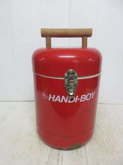 Handi-Boy cooler, 16"H, paint chipping/missing on bottom, good ...