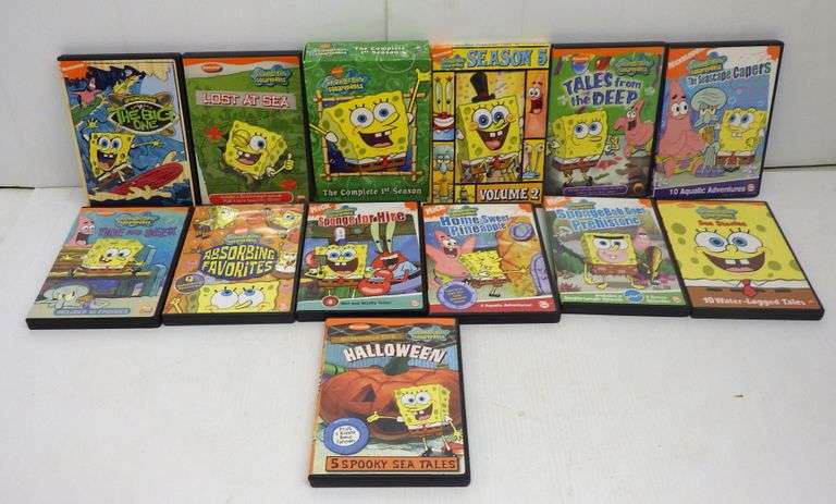 (16) Spongebob Squarepants, DVDs, great - Albrecht Auction Service