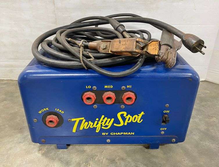 Thrifty spot welder, includes: 8" Lead cord, Ground wire, 15" Crown ...