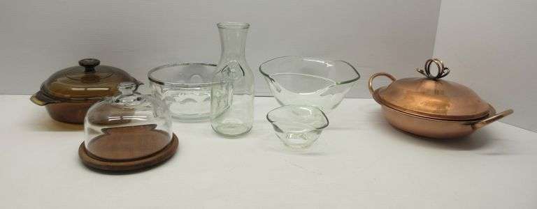 (7) Pieces of kitchen glassware - Albrecht Auction Service