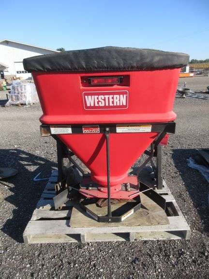 Western, Pro-Flo, Salt spreader, works - Albrecht Auction Service
