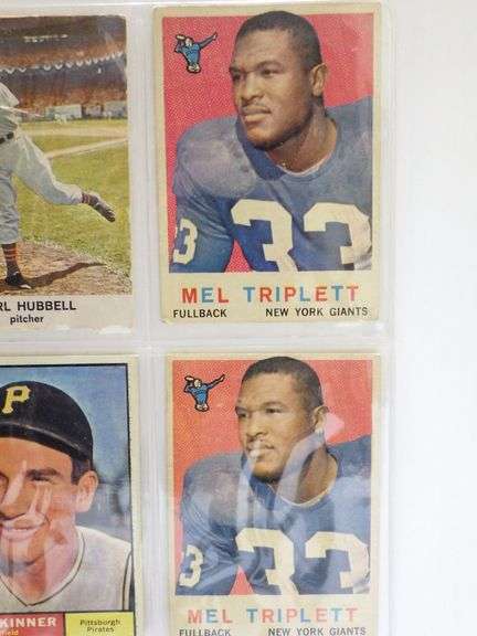 (15) Older baseball cards, include: Stan Wallace, Bill Terry, Carl ...