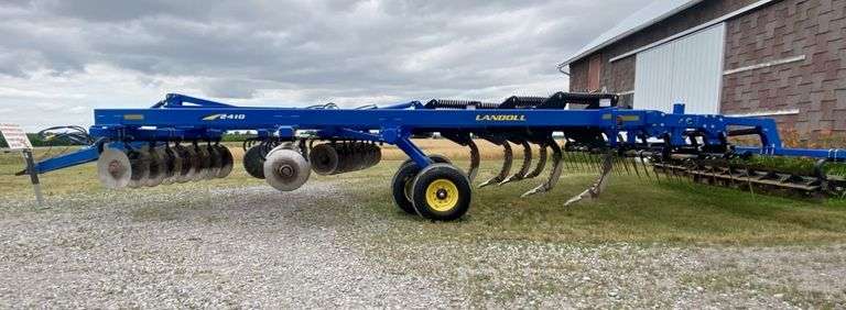2015 Landoll 2410 Disc Ripper, 6-24", 3-Tine Leveler with Hydraulic ...