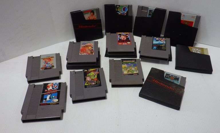 (13) Original Nintendo Entertainment System games, 9- with original ...