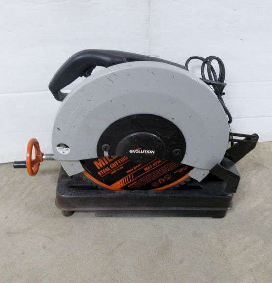 Evolution 14" cold cut metal saw, very good condition, works as it ...