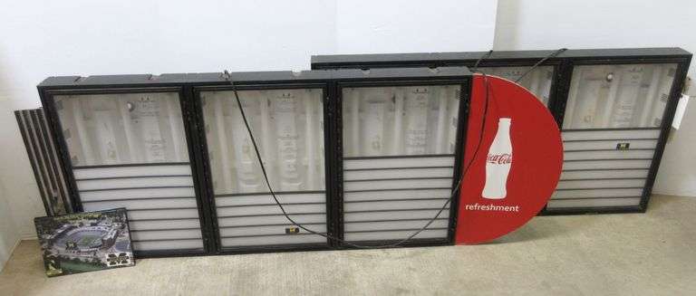 (2) Concession electric signs from U of M and scrapbook from U of M ...