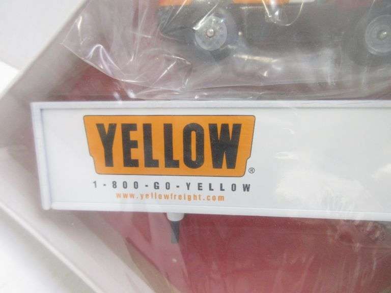 Winross yellow freight semi, 1/64 scale - Albrecht Auction Service
