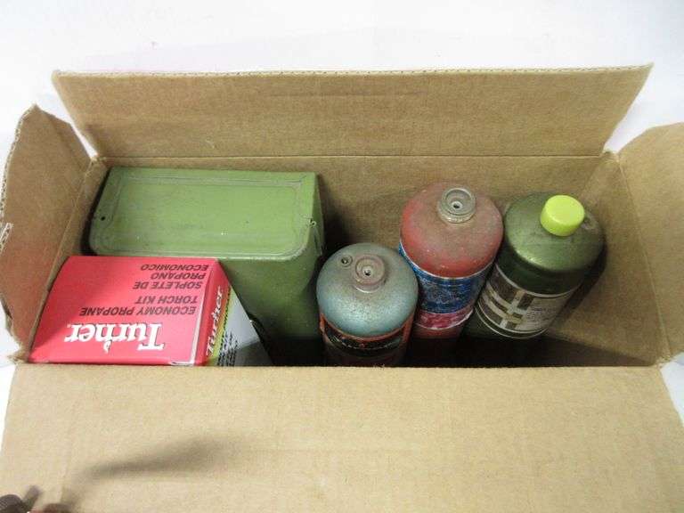 Various torch and solder items, includes: Propane torch kit with full ...