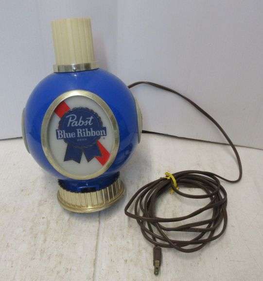 Old pabst blue ribbon light, 12 1/2"H, works, very nice - Albrecht ...