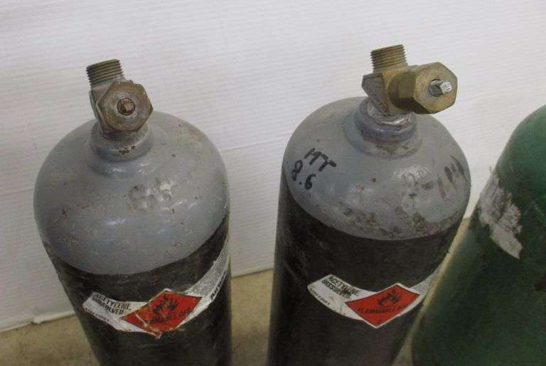 Acetylene torch rig; One- B-Tank Acetylene; One- Turbo torch, acetylene ...