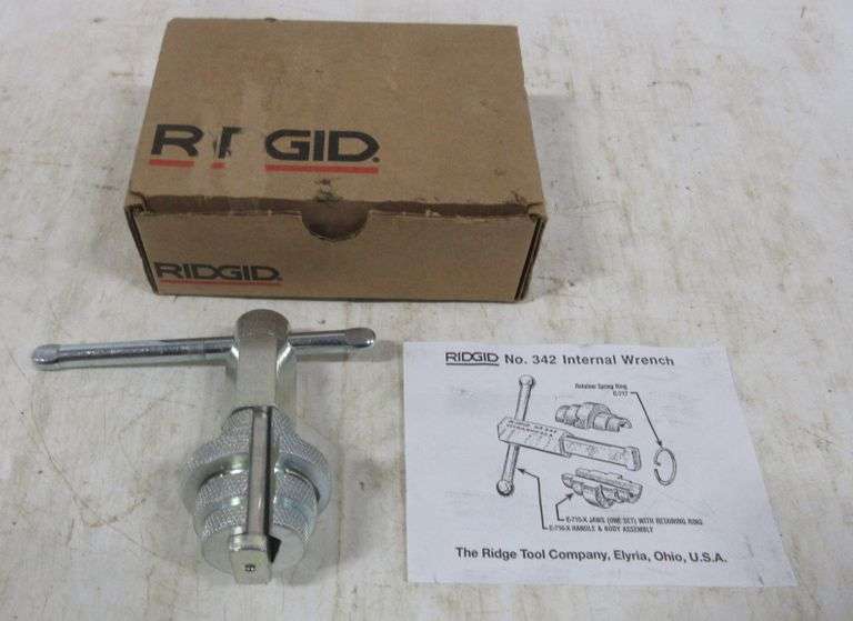 RIDGID 342 Internal Wrench, new - Albrecht Auction Service