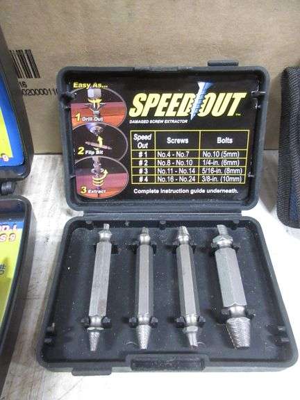 Taps & Dies and EZ-outs, good condition - Albrecht Auction Service