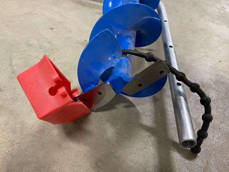 Strike Master ice auger, has adapter so you can use a battery drill for ...