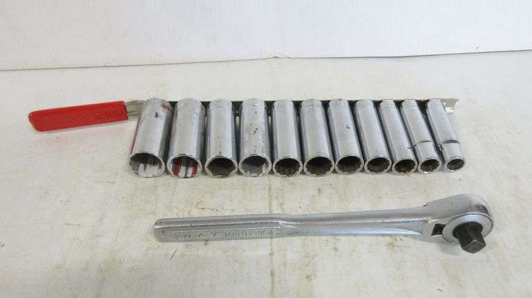 Craftsman 1/2" drive socket deep well set, 1/2" Ratchet - Albrecht ...