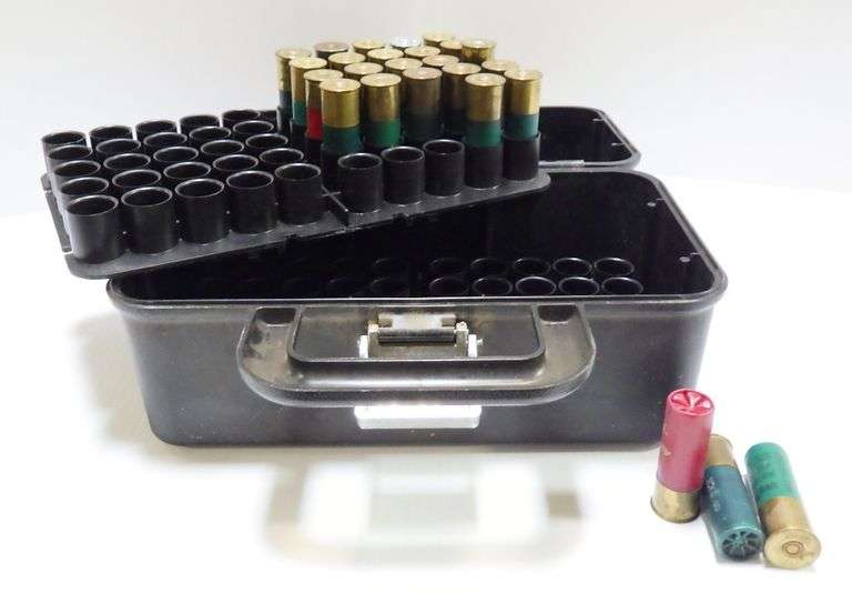 Ammo can with (25) Rounds of 12-gauge buckshot shells - Albrecht ...