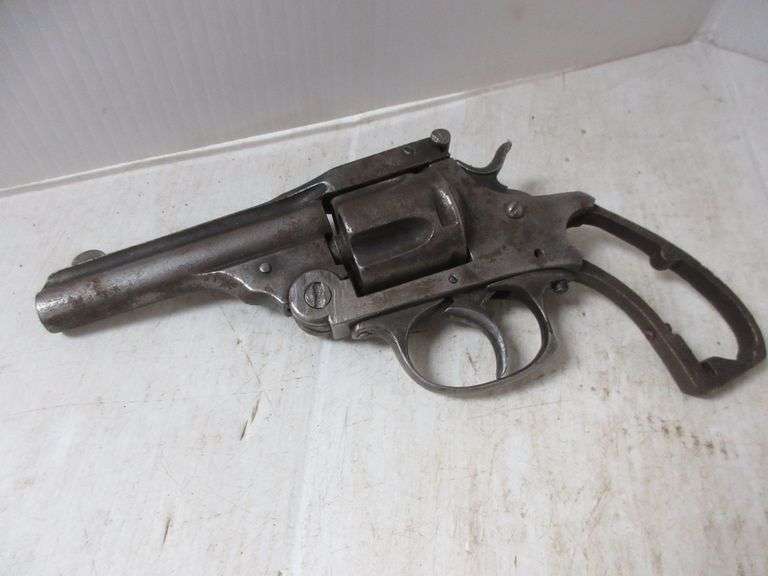 (2) Antique revolver frames and parts, good - Albrecht Auction Service