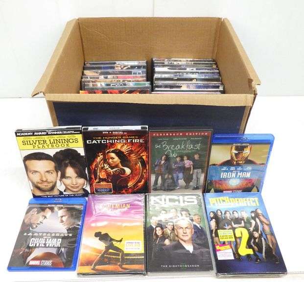 (35) DVDs, includes a couple of blu-ray, and NIP - Albrecht Auction Service