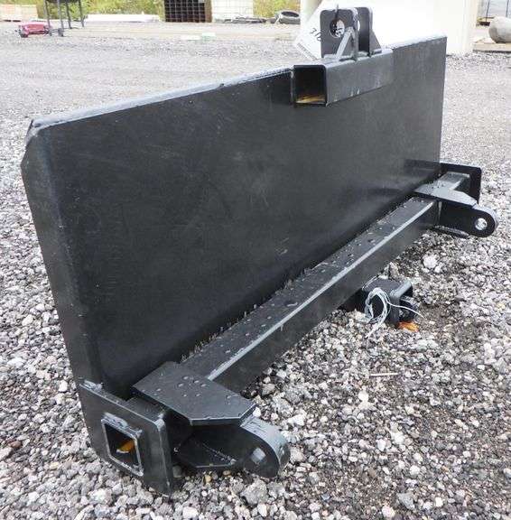Skid Steer to 3-point adapter plate, allows for pick-up and use of ...