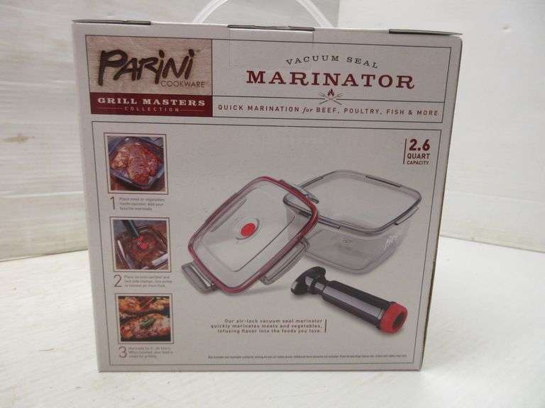 Parini 1.7-Liter electric kettle, and a Parini vacuum seal marinator ...