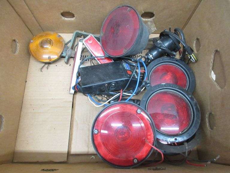 Electric brake light switch, and used tail lights - Albrecht Auction ...