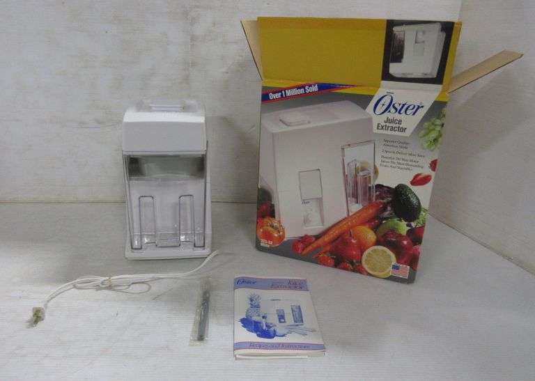 Oster white kitchen juice extractor, 2-speed, model 323-08, NIB ...