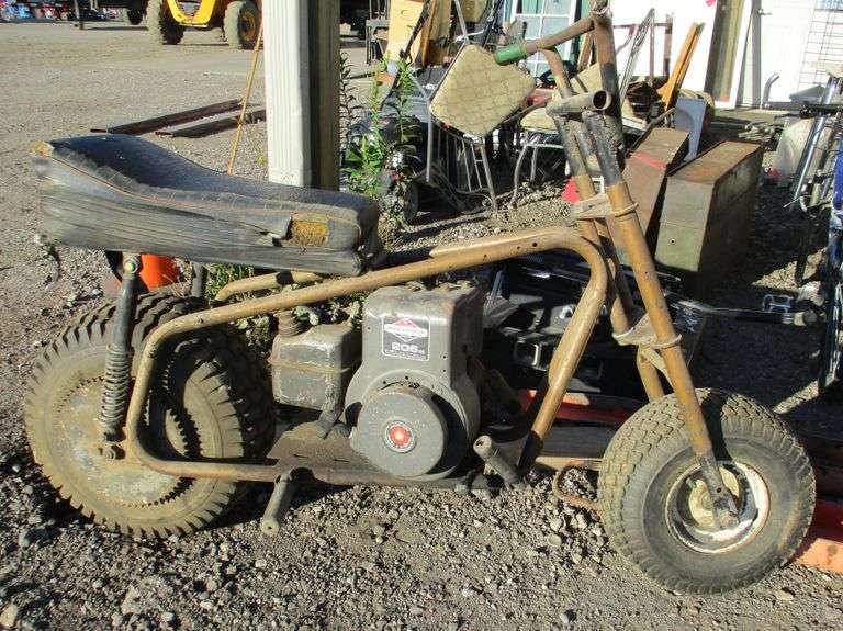 Mini bike, Briggs & Stratton 5 HP, not running but motor turns over ...
