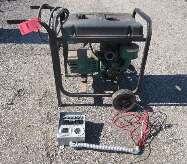 Coleman Powermate 4KW Generator with Gentran Switch, Cable and Manuals ...