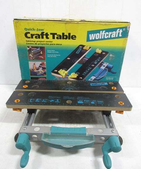 Craft table wolfcraft table top project, never used - Albrecht Auction ...