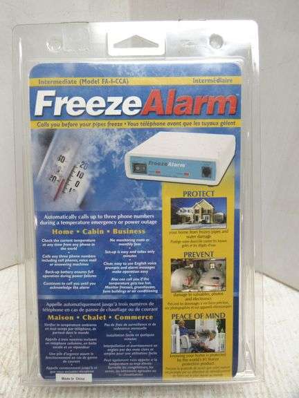 Freeze alarm by Intermediate, model FA-I-CCA, NIP - Albrecht Auction ...