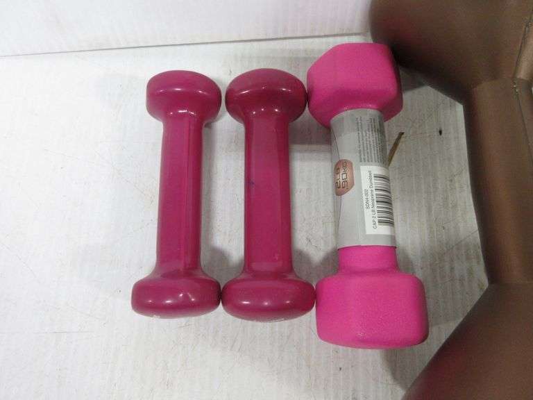 Hand Weights, includes: Pair of lady bell, 3 lb. weights; Pair of ...