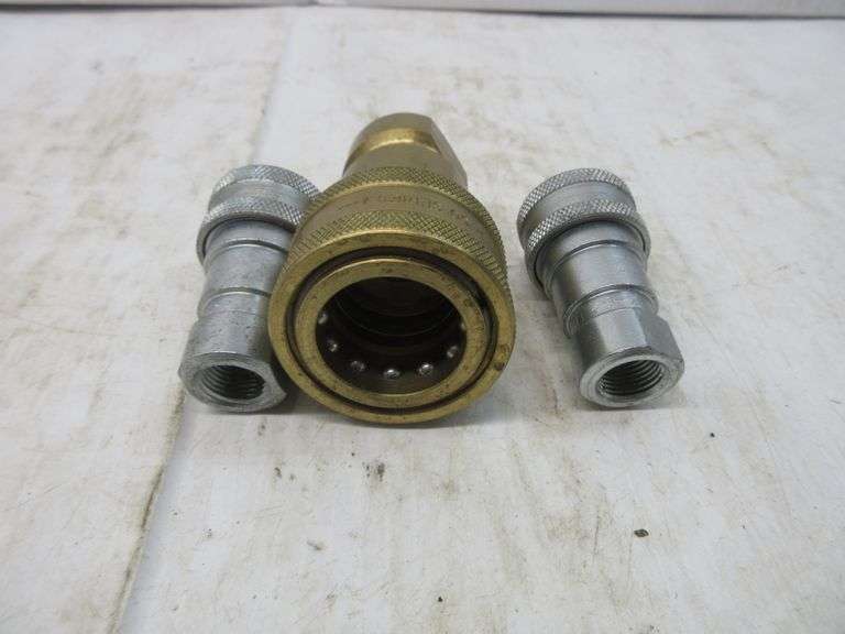 Parker 60-series hydraulic quick connect couplers, models: BH6-6-, and ...