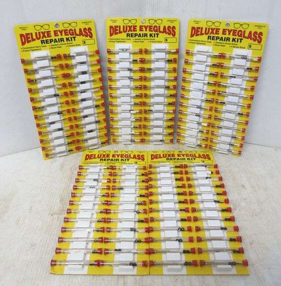 (120) Deluxe eyeglass repair kits, new - Albrecht Auction Service
