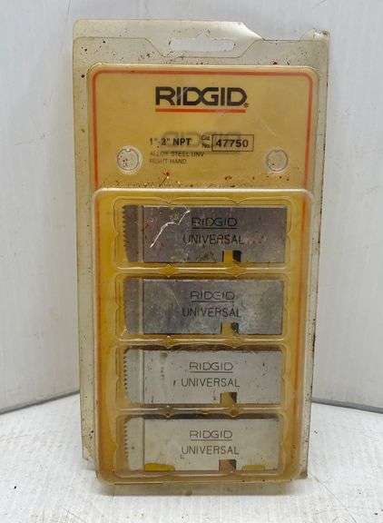 Ridgid 47750 dies, for 1-2" quickly closing die head, NIB - Albrecht ...