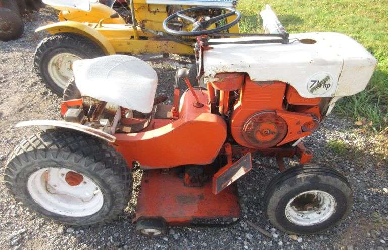 1963 REO yard tractor with a rectangular deck, 20" x 36", very rare ...