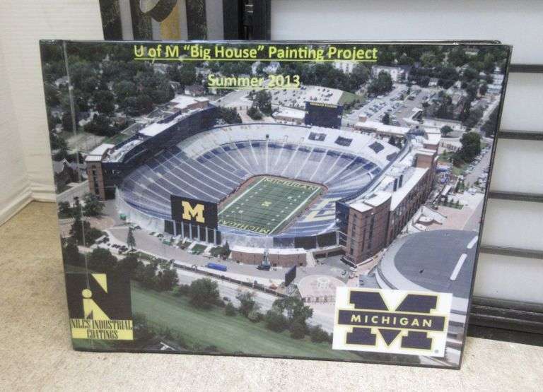 (2) Concession electric signs from U of M and scrapbook from U of M ...