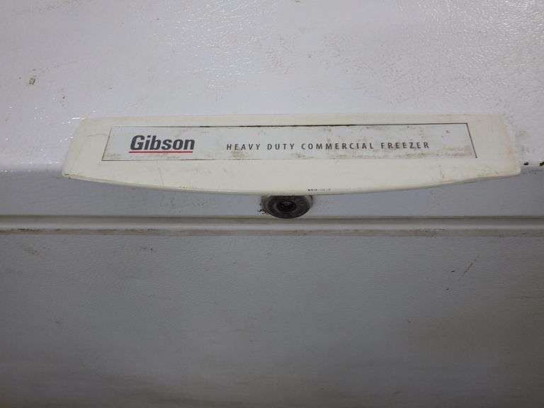 Gibson heavy duty commercial freezer, 48"W x 29"D x 34"H, has some wear ...